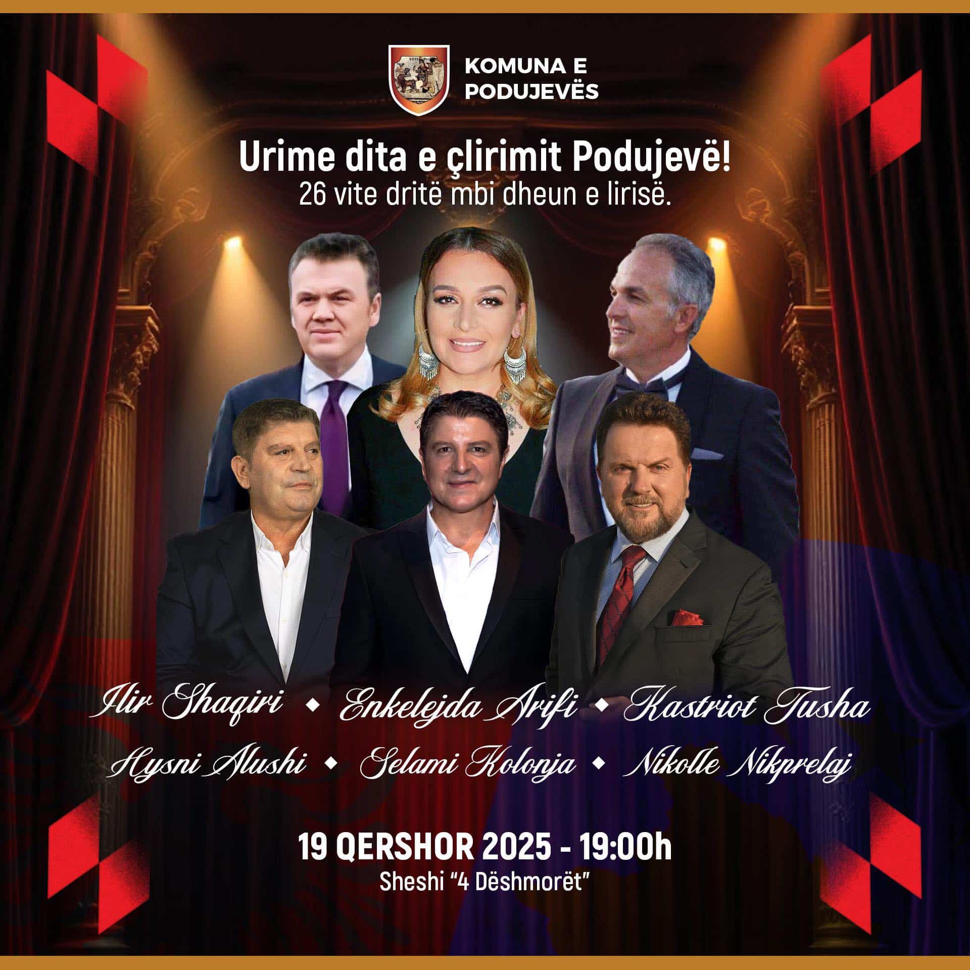 Koncert madhështor për Ditën e Çlirimit të Podujevës - Komuna Podujeve
